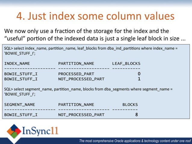 Database & Technology 2 _ Richard Foote _ 10 things you probably dont know about Oracle's ...