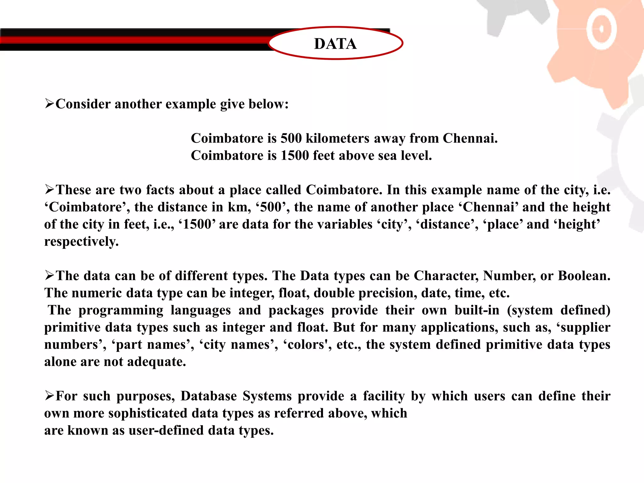 Data and Information - R.D.Sivakumar | PPT