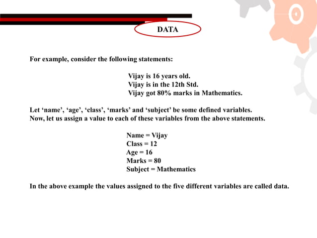 Data and Information - R.D.Sivakumar | PPT