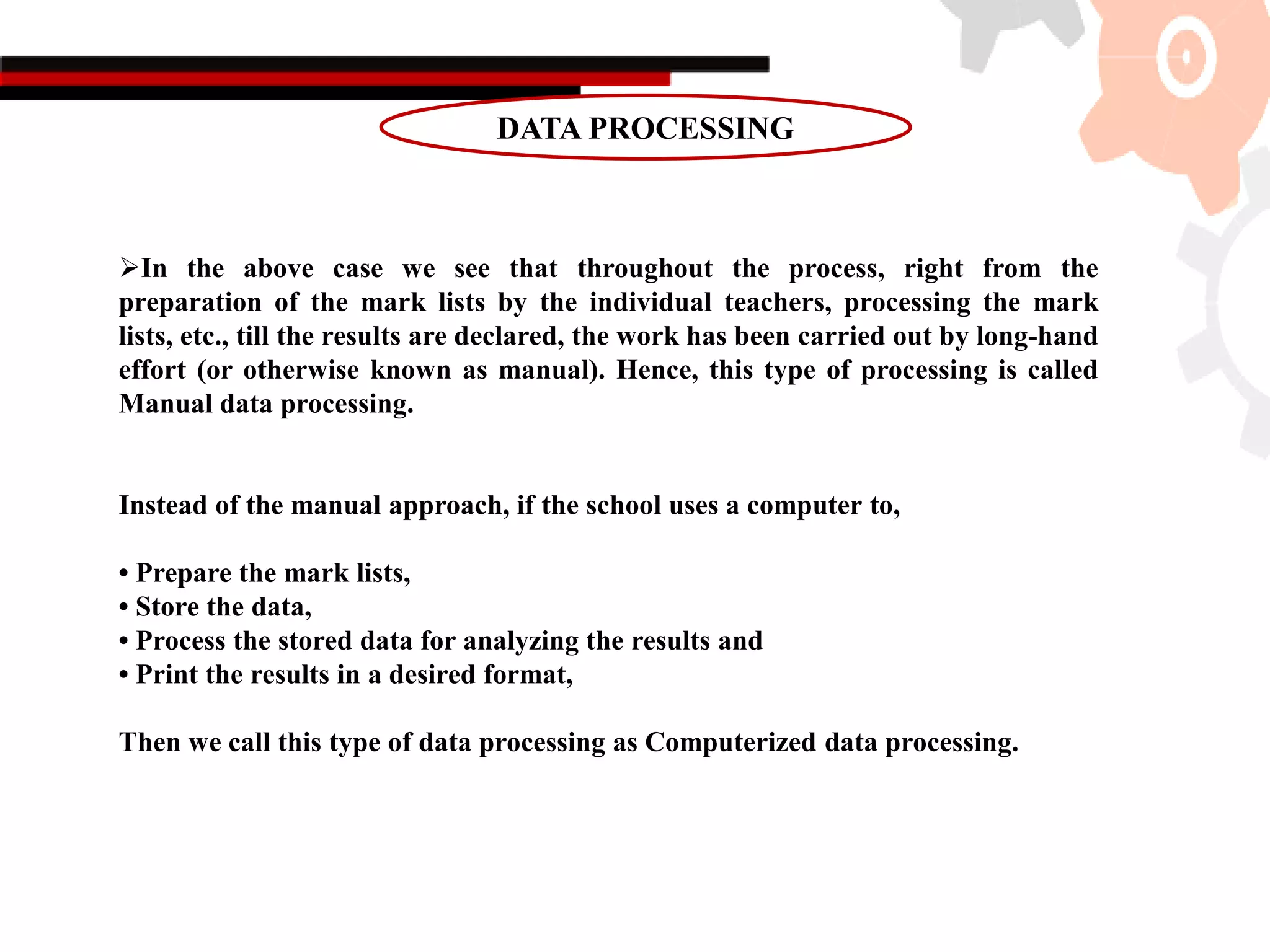Data Processing - R.D.Sivakumar | PPT