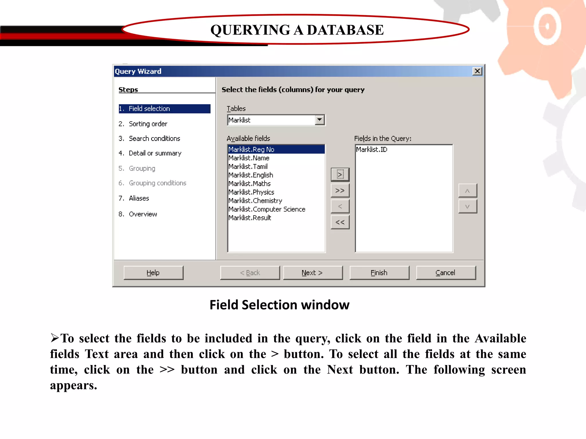 Working with Star Office Base - R.D.Sivakumar | PPTX