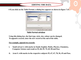 Working with Star Office Base - R.D.Sivakumar | PPTX