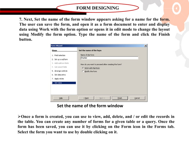 Working with Star Office Base - R.D.Sivakumar | PPTX