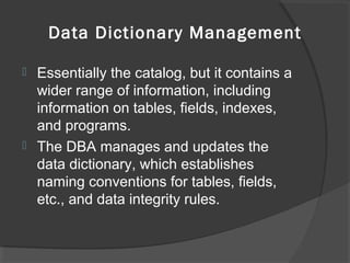 Database admiistration | PPT