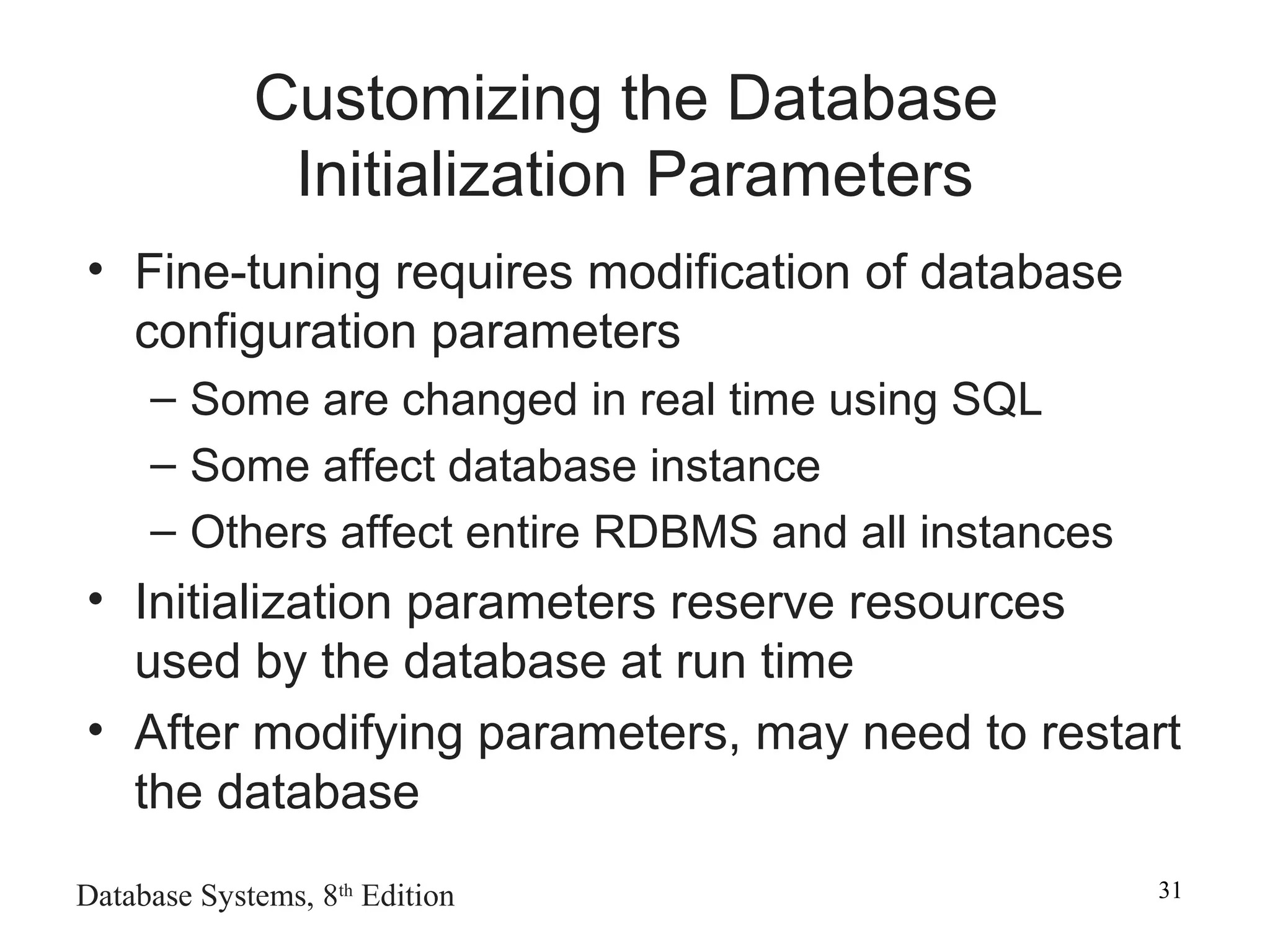 Database administration and security | PPT | Databases | Computer Software and Applications