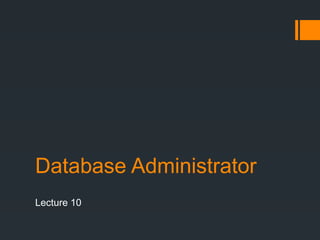 tablespaces and datafiles in database administration | PPTX