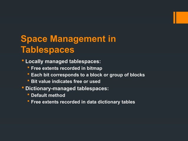 Tablespaces And Datafiles In Database Administration Ppt 5057