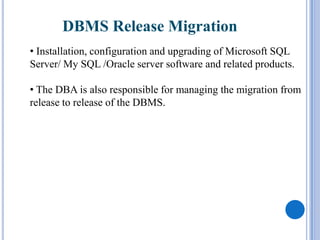 Database administrator | PPTX