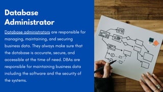 Database Administrator (DBA) Support Services | PDF