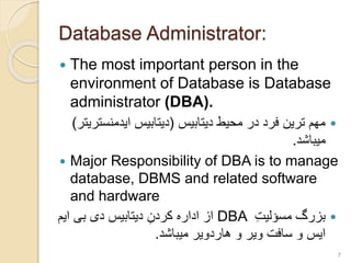 Database Administratore | PPT | Free Download