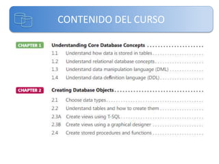 Databaseadmonfundamentalitprosdcchapter6 | PPTX