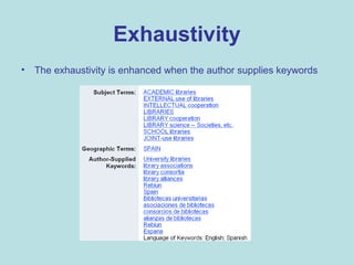 LISTA Database Analysis | PPT