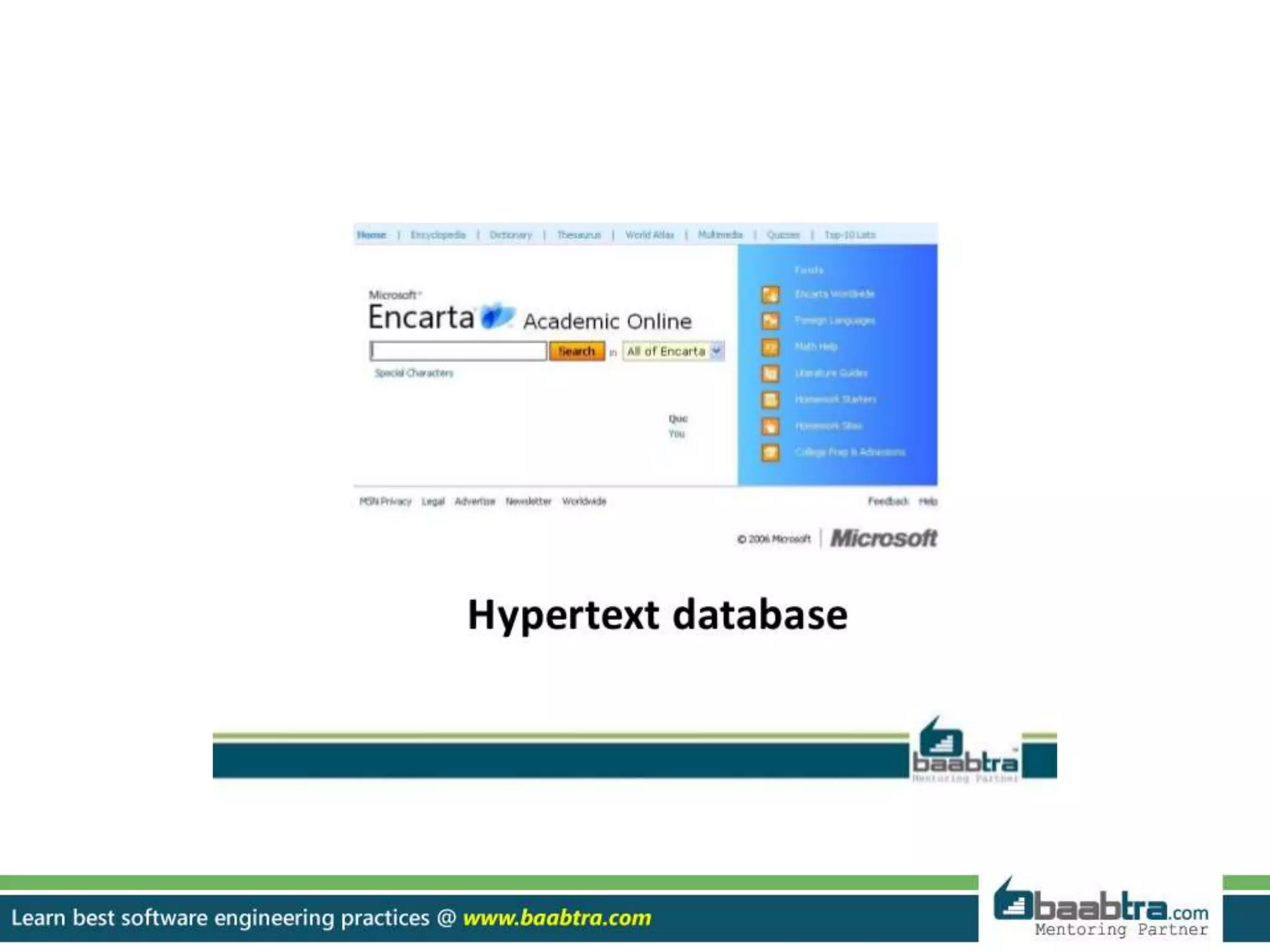 Database And Types Of Database Pptx Databases Computer Software
