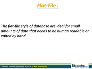Database and types of database | PPT