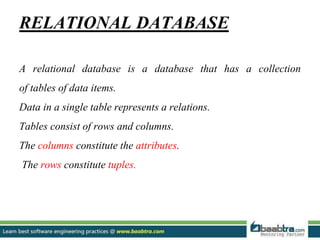Database and types of database | PPTX