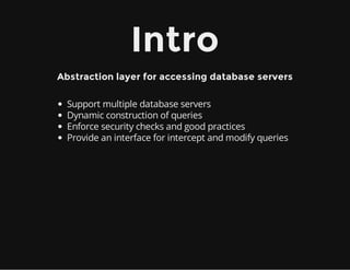 Database API, your new friend | PPT