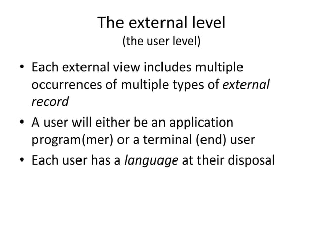 Database Architecture In Database Mgts 2 Ppt