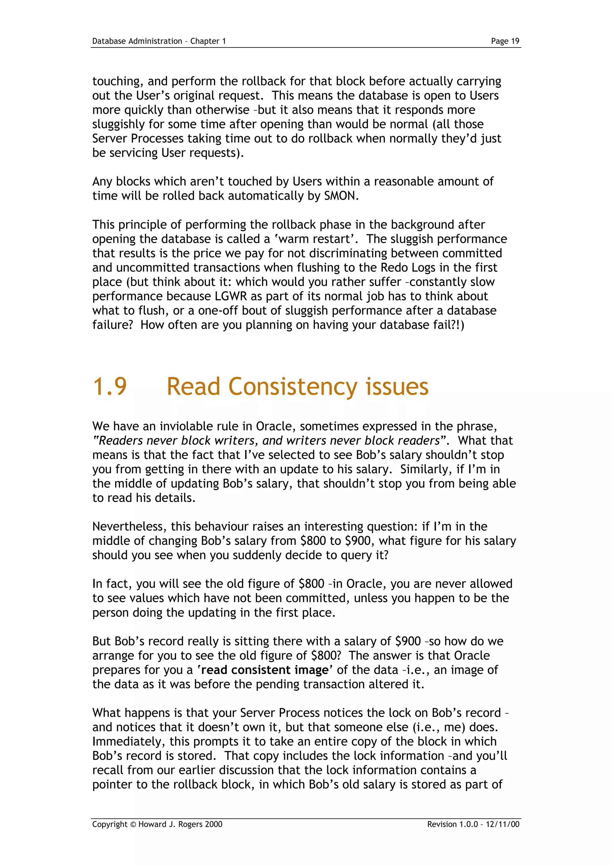 Database architectureby howard | PDF | Databases | Computer Software and Applications