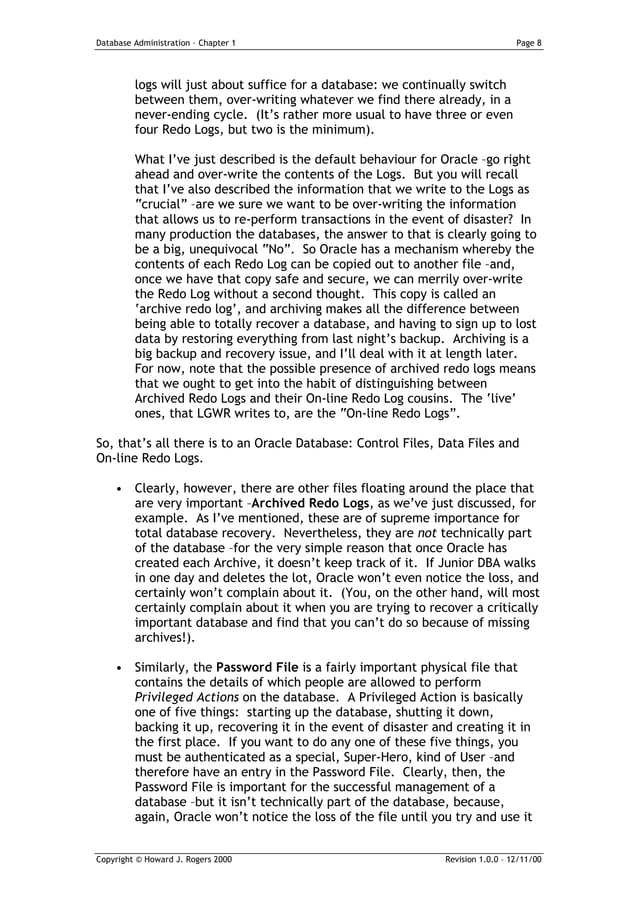 Database architectureby howard | PDF