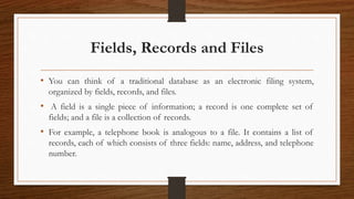 Database assignment | PPTX | Databases | Computer Software and Applications