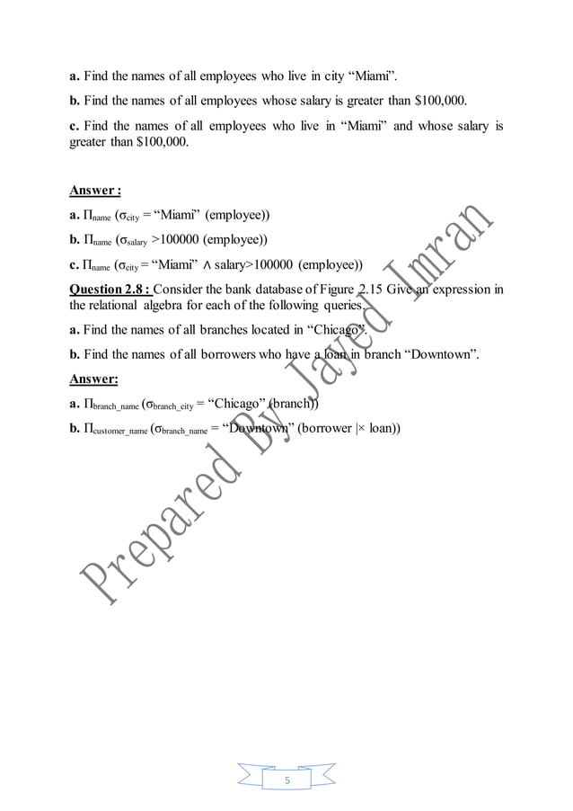 Database Assignment | DOCX