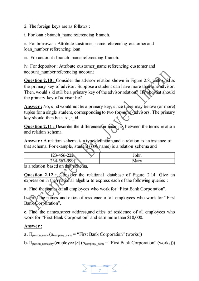 Database Assignment | DOCX