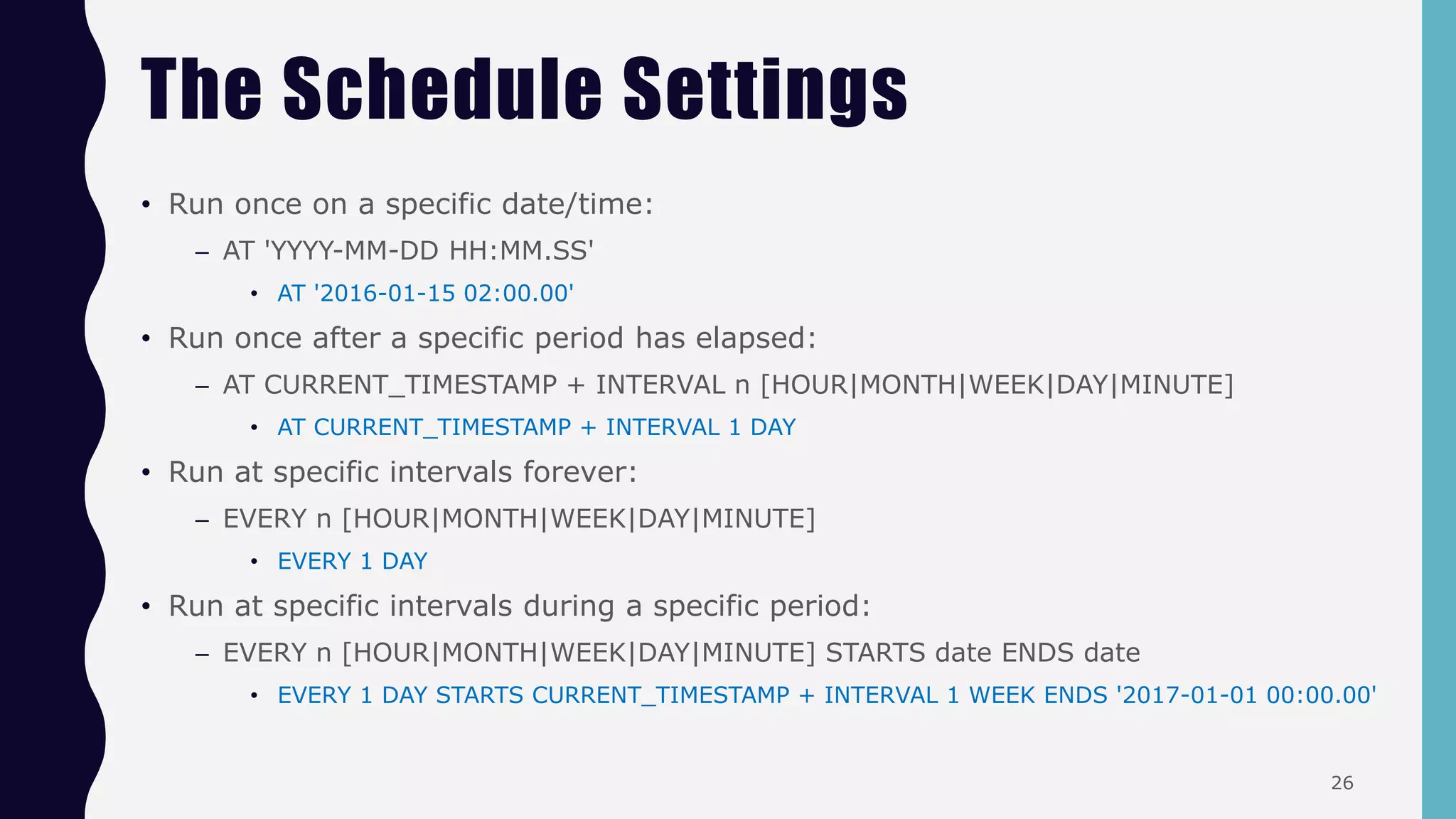 Database Automation With Mysql Triggers And Event Schedulers Ppt