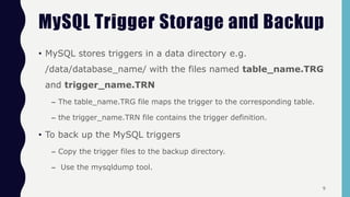 Database Automation with MySQL Triggers and Event Schedulers | PDF | Databases | Computer ...