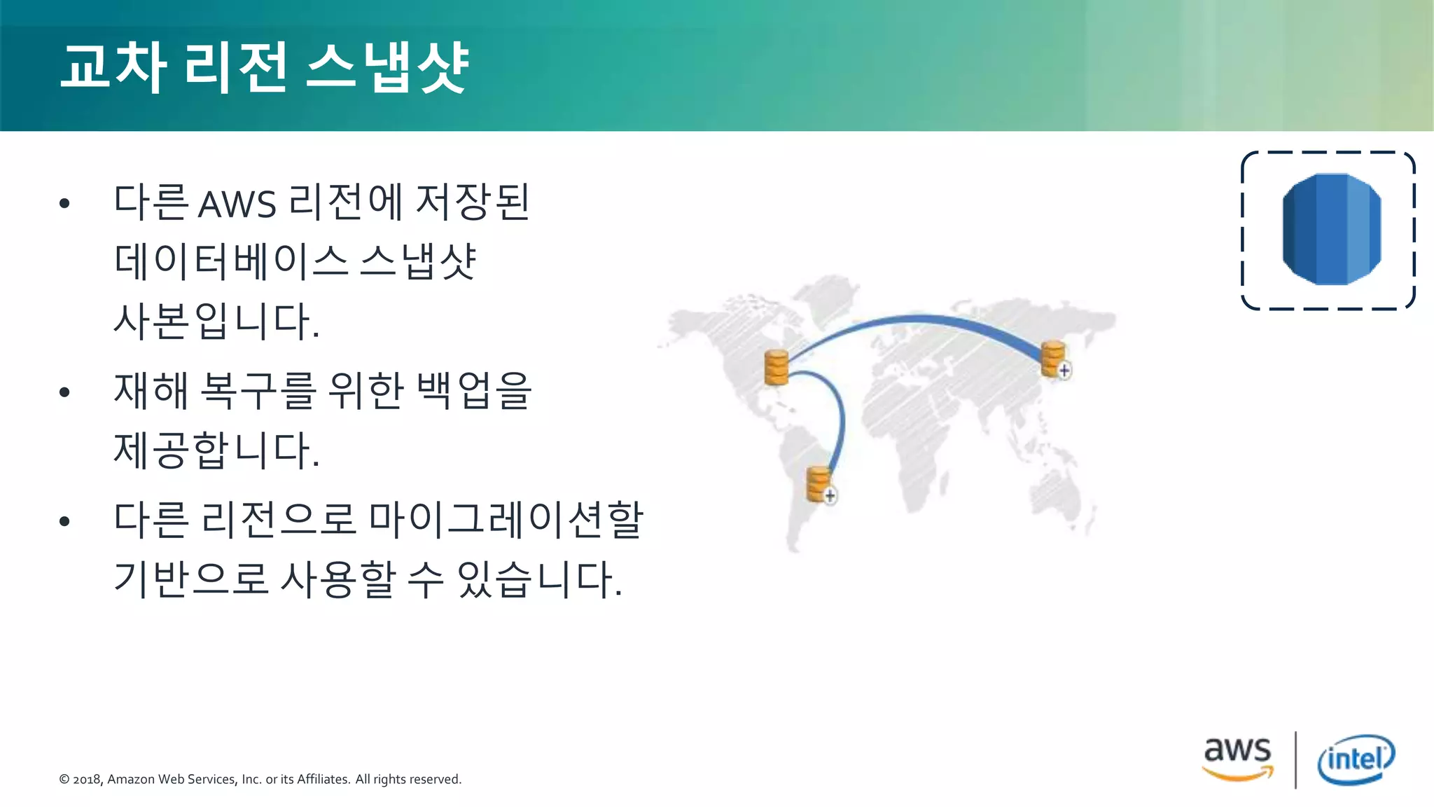 강의 4. 데이터베이스:: AWSome Day Online Conference | PPT