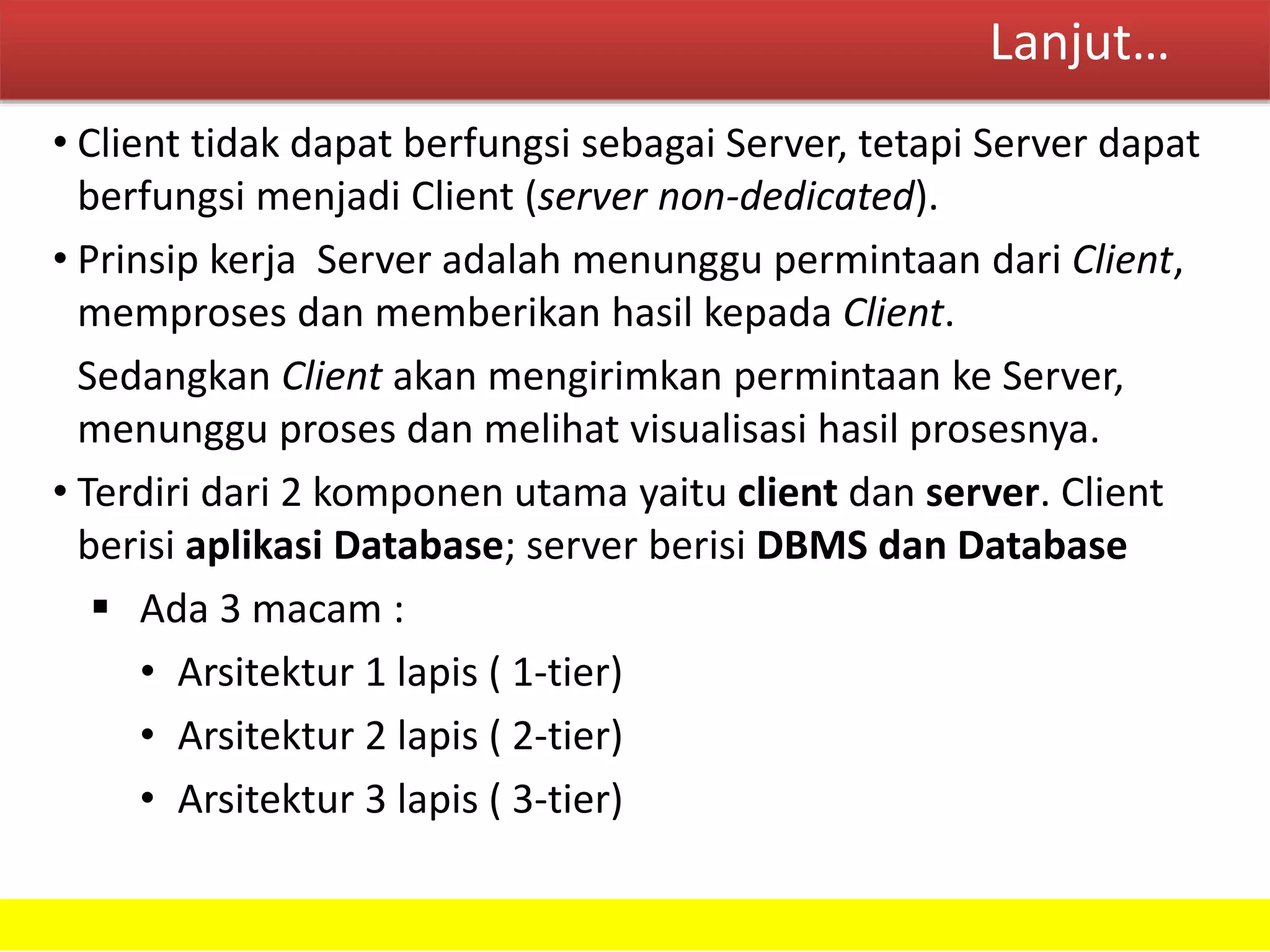 Komponen sistem database | PPT