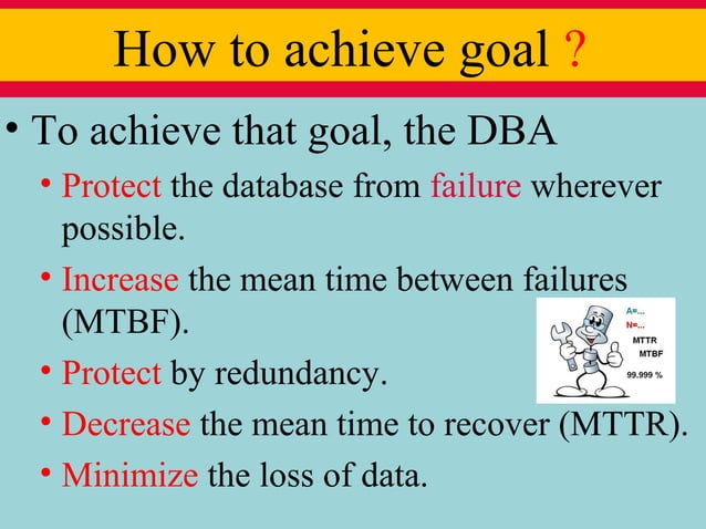 Database backup and recovery basics | PPT