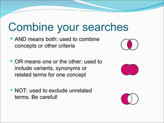 Database Searching Basics | PPT