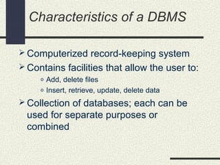 Database concepts | PPT