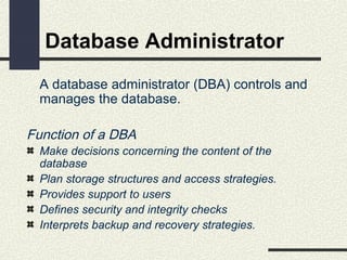 Database concepts | PPT