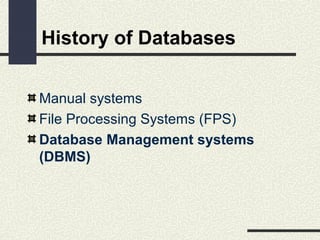 Database concepts | PPT
