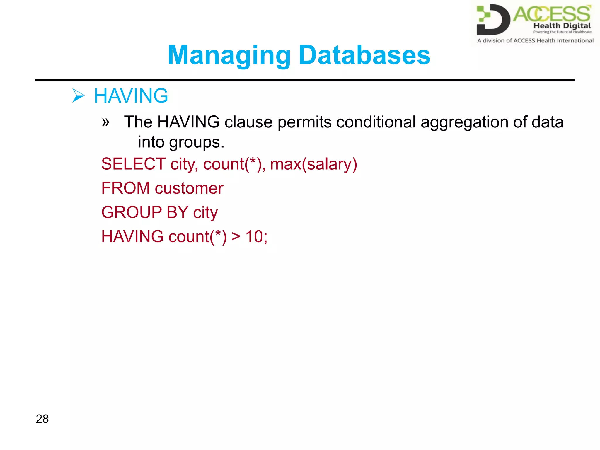 Database concepts | PDF