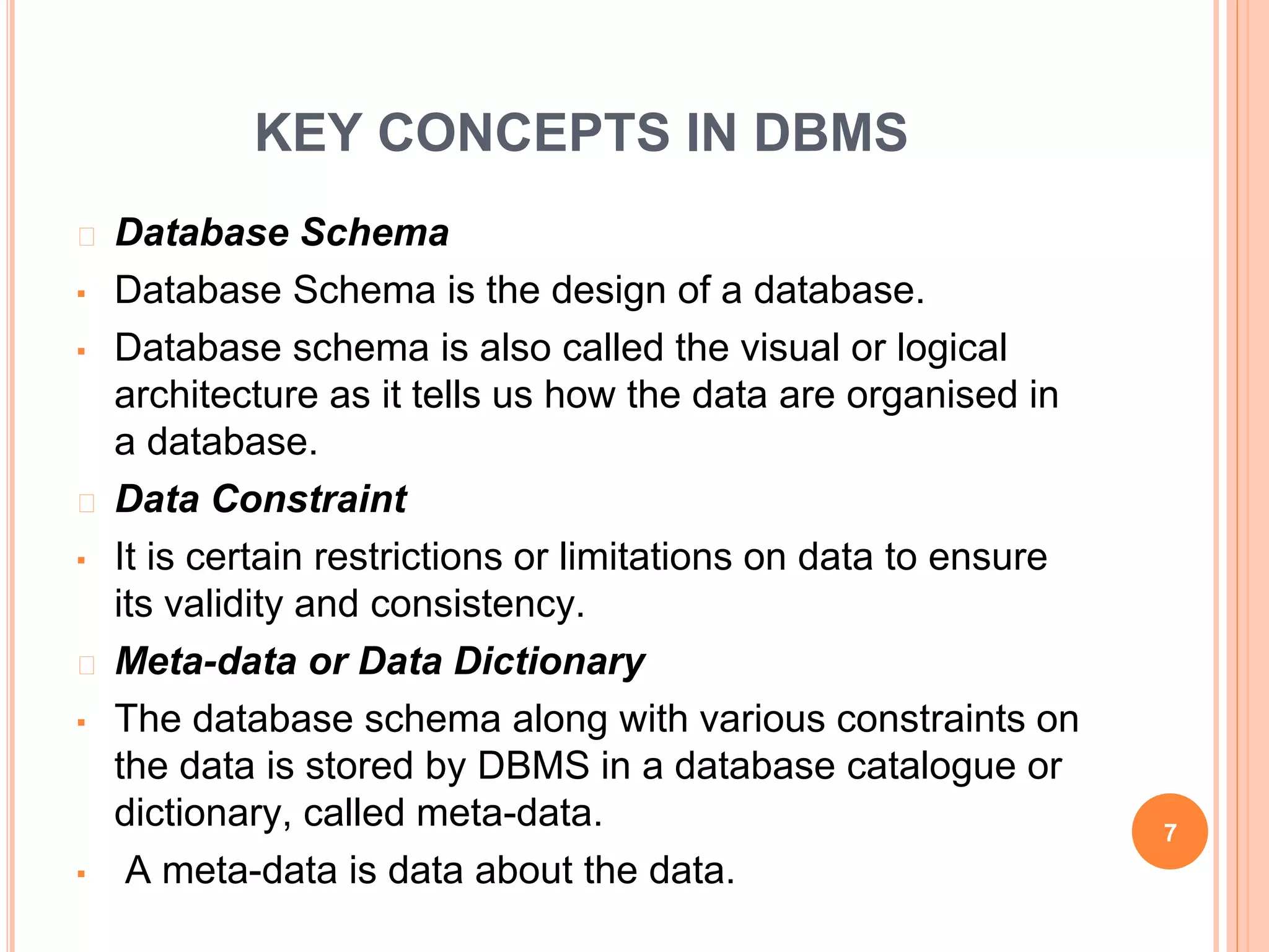 Database Concepts.pptx | Databases | Computer Software and Applications