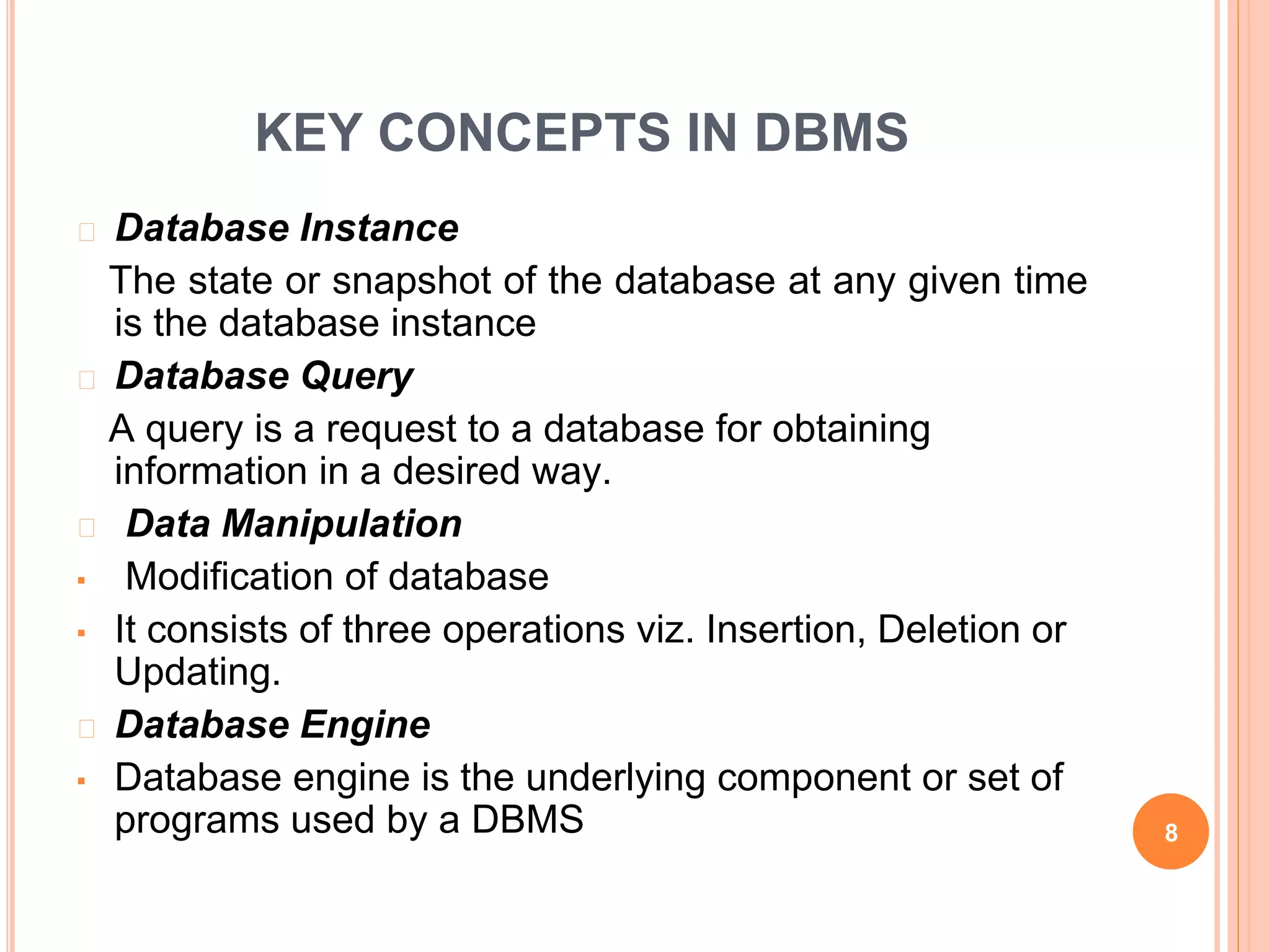 Database Concepts.pptx | Databases | Computer Software and Applications