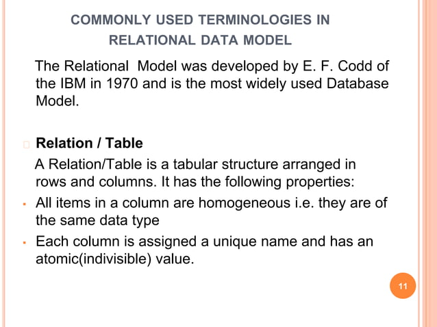 Database Concepts.pptx | Databases | Computer Software and Applications