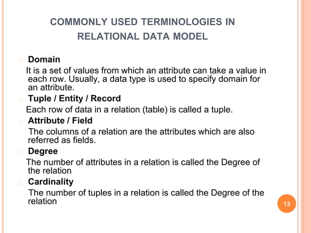 Database Concepts.pptx | Databases | Computer Software and Applications
