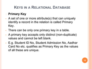 Database Concepts.pptx | Databases | Computer Software and Applications