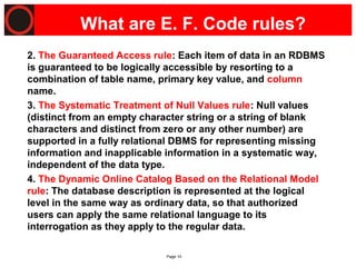 Database Concepts 101 | PPT