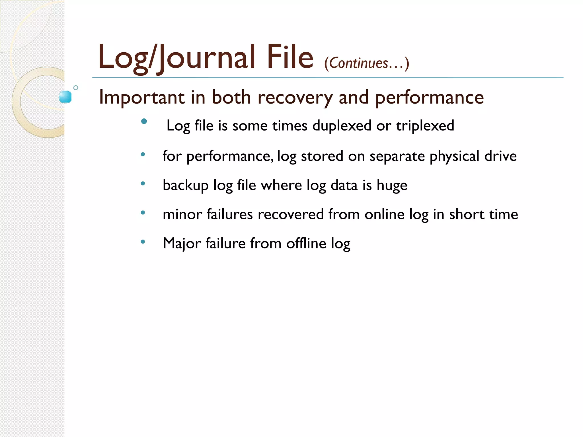 Database Concurrency Control And Recovery 1 Ppt
