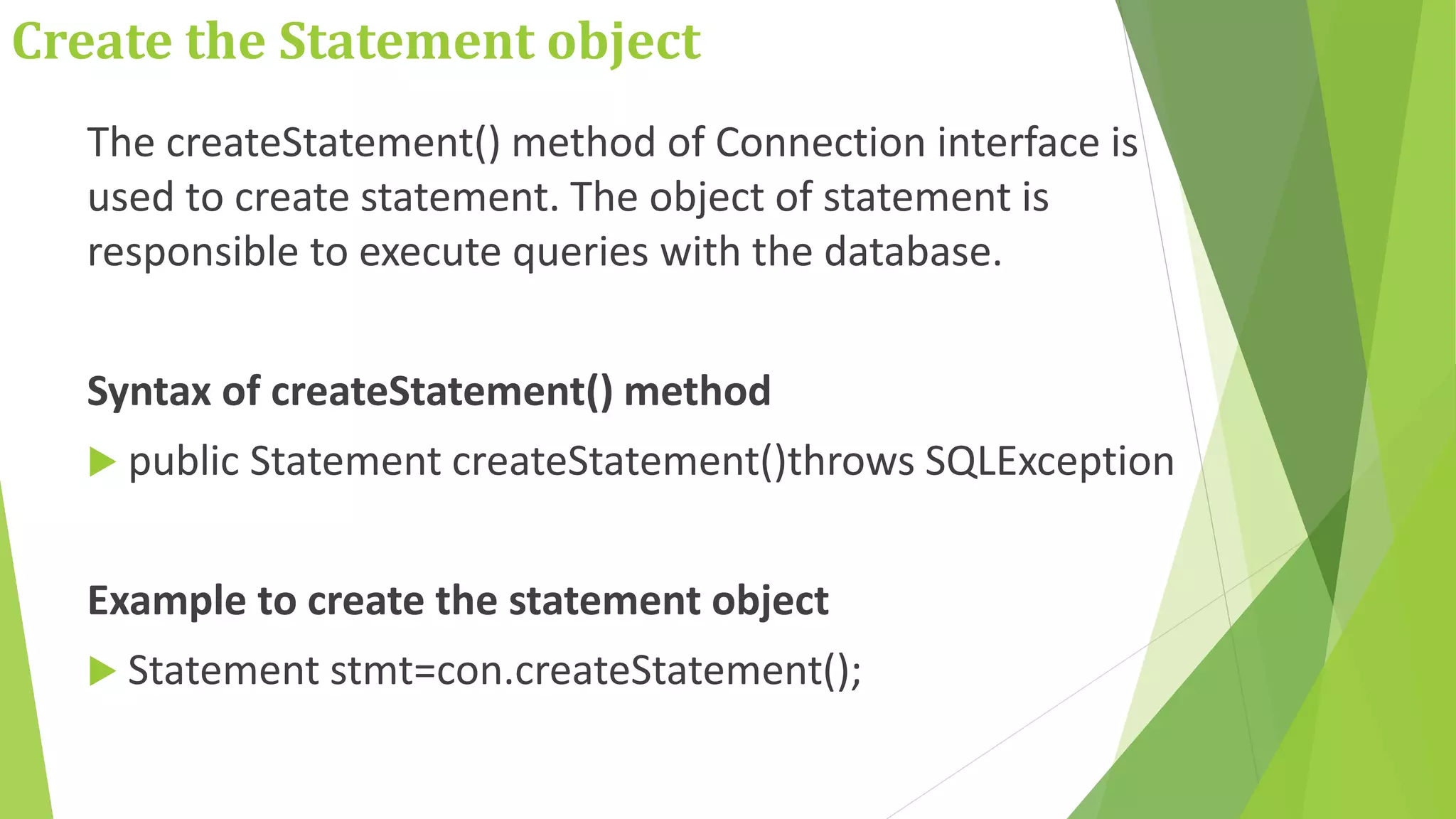 Database connect | PPTX
