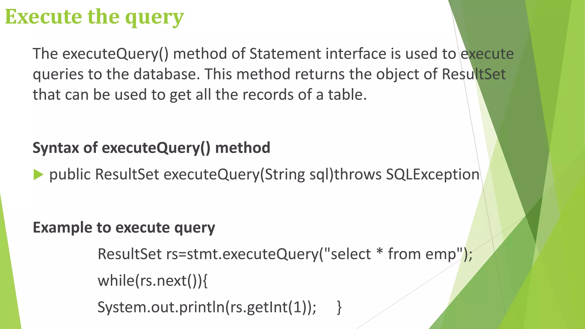 Database connect | PPTX