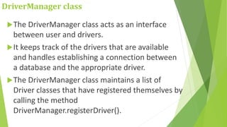 Database connect | PPTX
