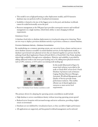 Database consolidation onto private | PDF