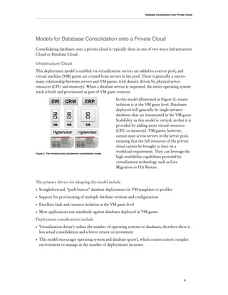 Database consolidation onto private | PDF