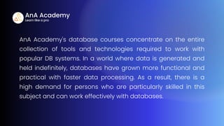 DataBase Course | PDF | Databases | Computer Software and Applications