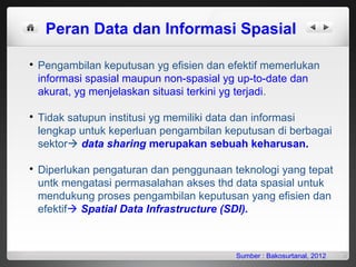 Database dan aplikasi geospasial | PPT